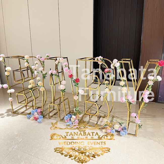 Party Baby Letters Backdrops For Weddings Tanabata