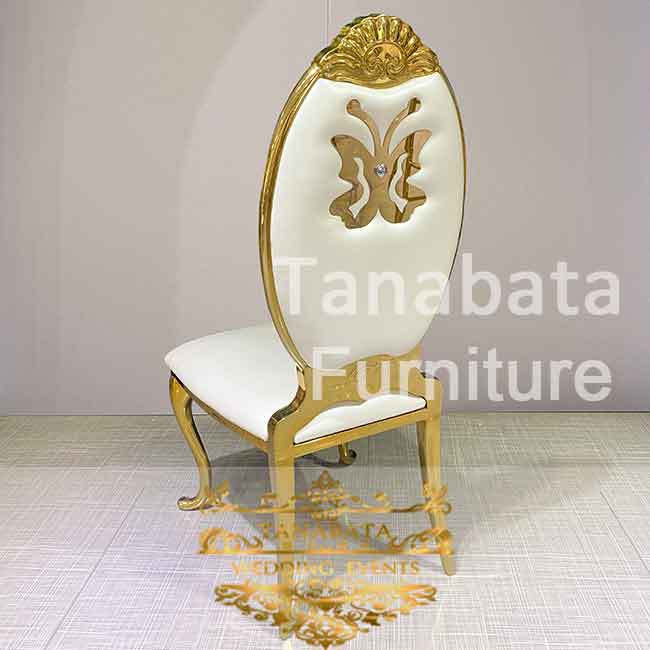 High Back Wedding Event Chair Luxury Tanabata