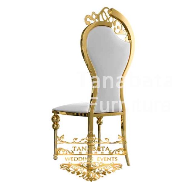 High Back Stainless Steel Event Chair Dining Tanabata