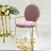 Pink Velvet Event Wedding Hotel Chair Tanabata
