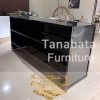 Black Iron Metal Bar Counter Tables Party Tanabata