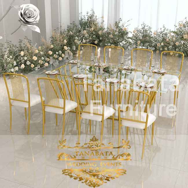 New Design Event Stainless Steel Chair Tanabata