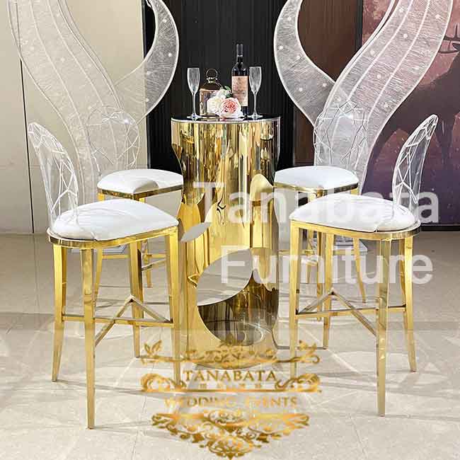 Cocktail Round Table Tanabata Wedding Furniture