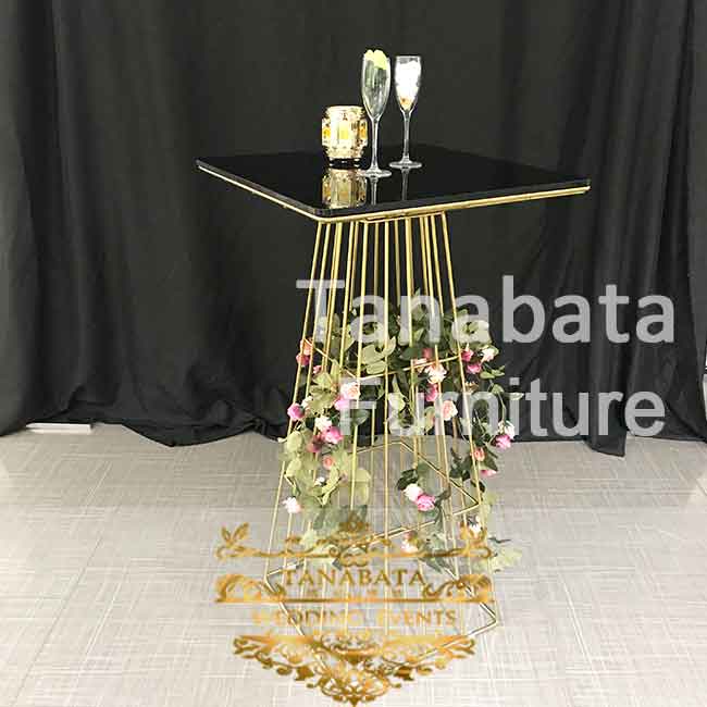 Metal Bar Table Tanabata Wedding Furniture