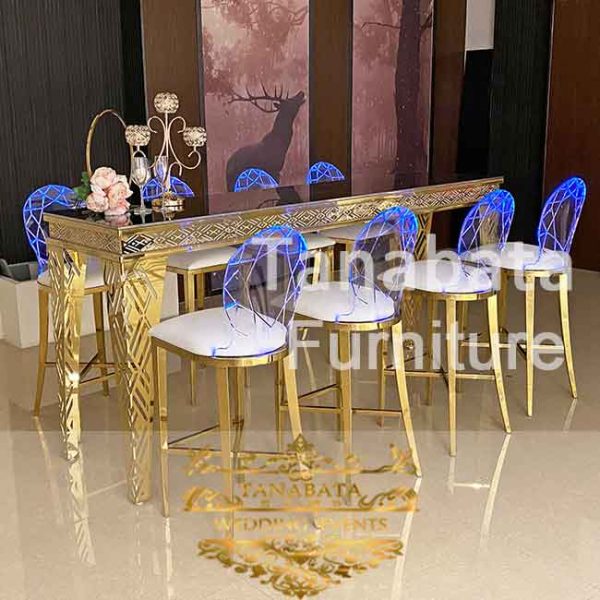 Gold Cocktail Tables Tanabata Wedding Furniture