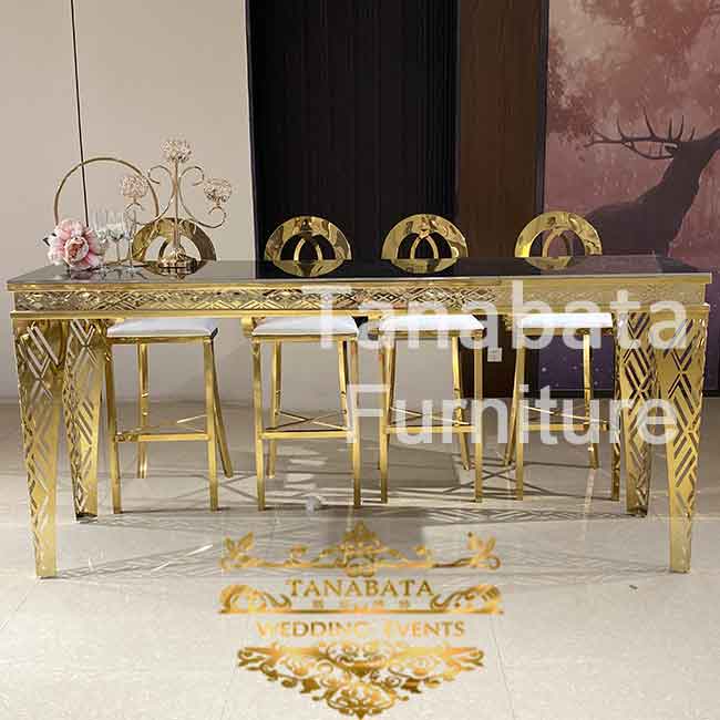 Gold Cocktail Tables Tanabata Wedding Furniture